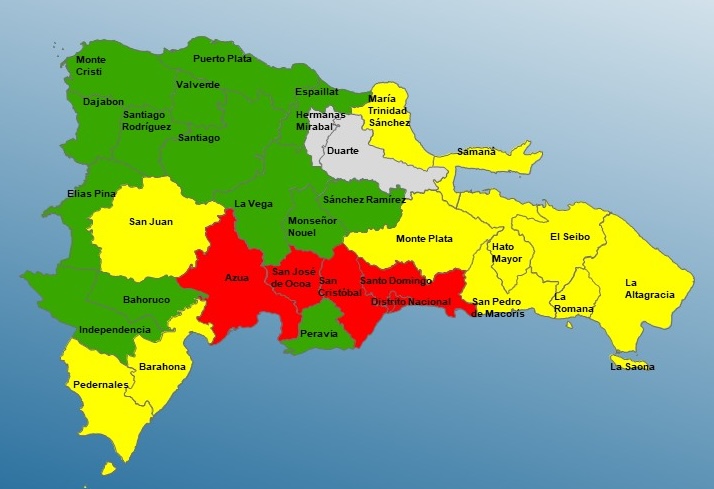 COE incrementa niveles de alerta en 30 provincias por efectos de activa onda tropical ...
